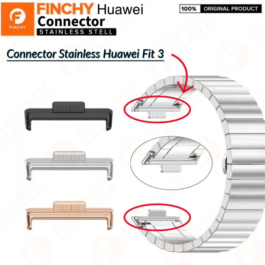Jual Finchy Adaptor Connector For Huawei Watch Fit 3 Sambungan Adapter ...