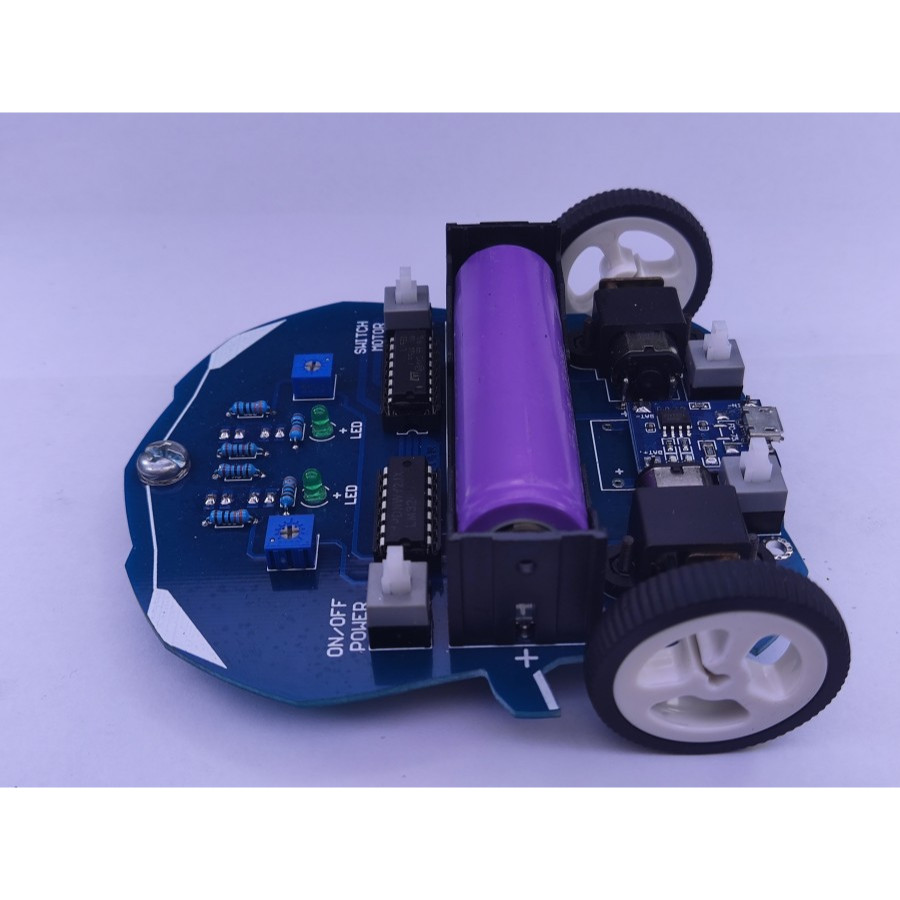 Jual Kit Edukasi Robot Line Tracer Line Follower Analog Basic SD SMP ...