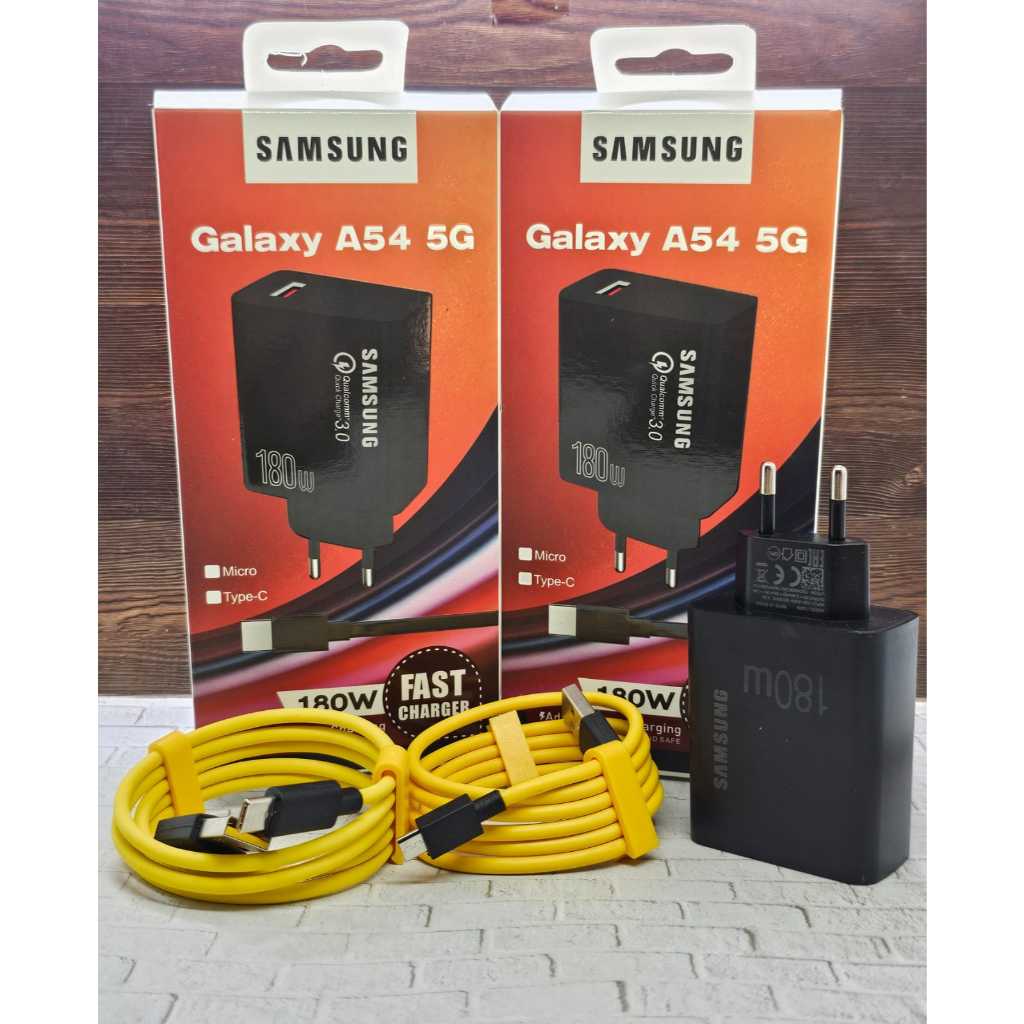 Jual Charger Samsung A34 5G Fast Charger 180W BLACK Support Super Vooc ...