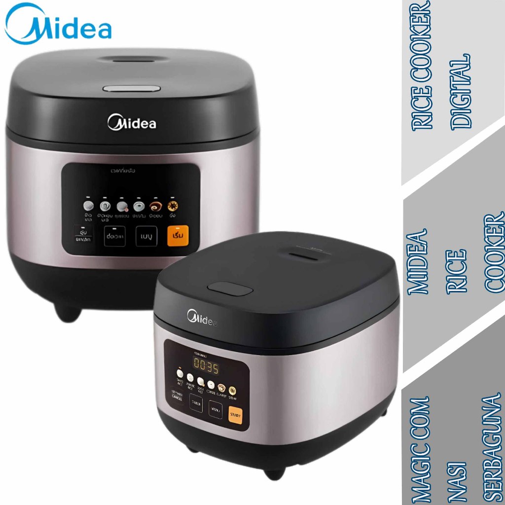 Jual Magic Com Pemasak Nasi - Midea - Rice Cooker Digital - Uk.1.8Ltr - MB-FS5020W | Shopee ...