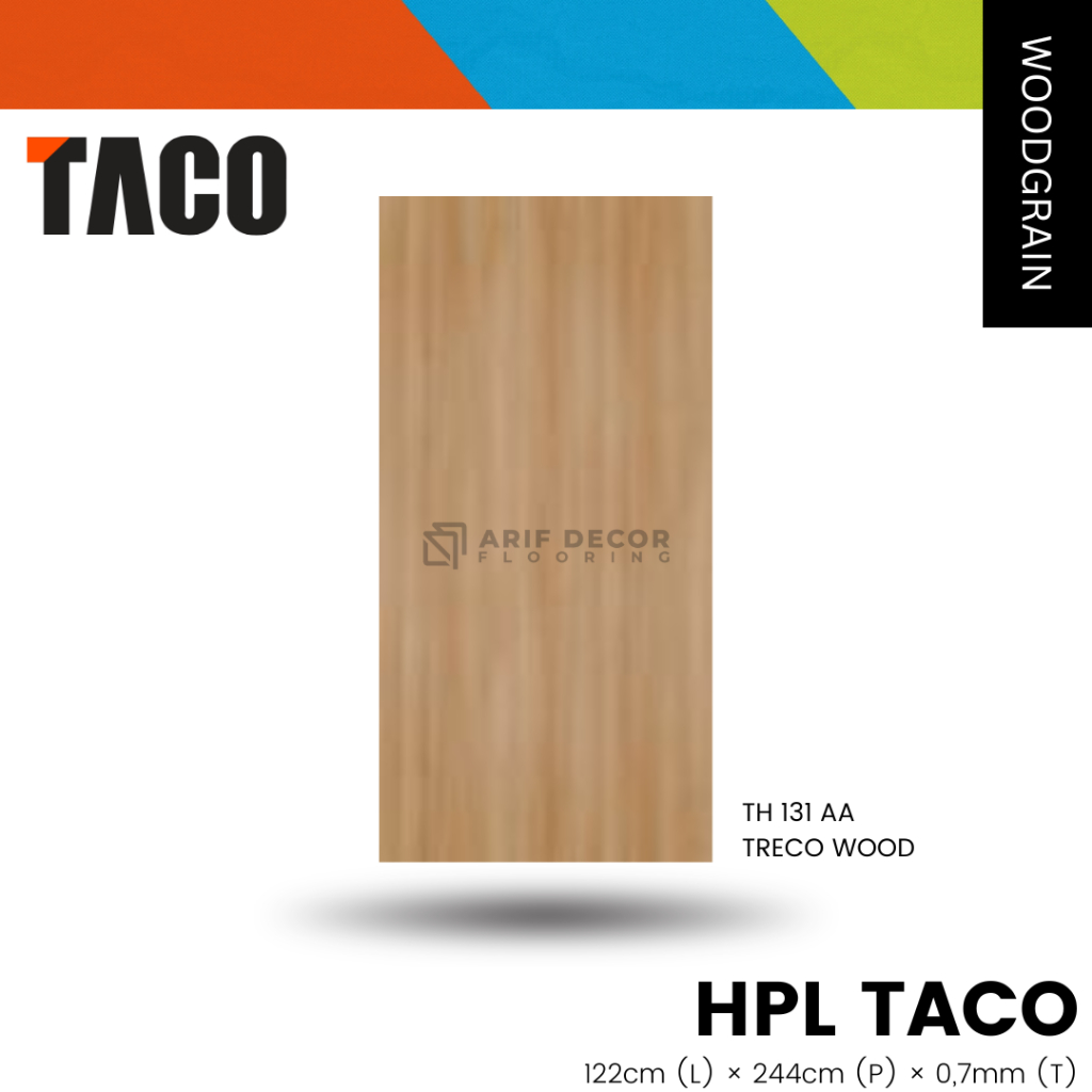 Jual TACO HPL TH 131 AA TRECO WOOD | Shopee Indonesia