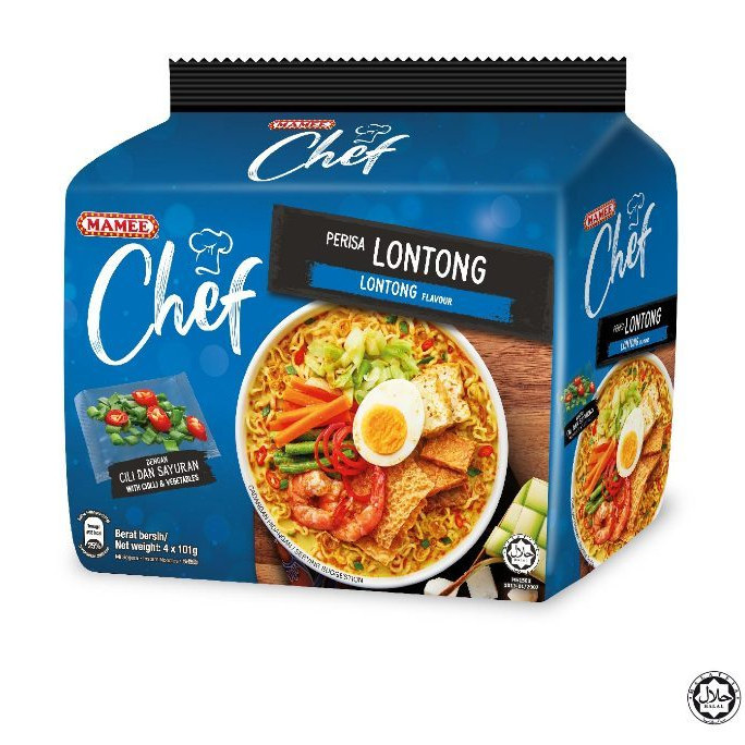 Jual MAMEE CHEF Lontong Pack Noodles 4 x 97g | Shopee Indonesia