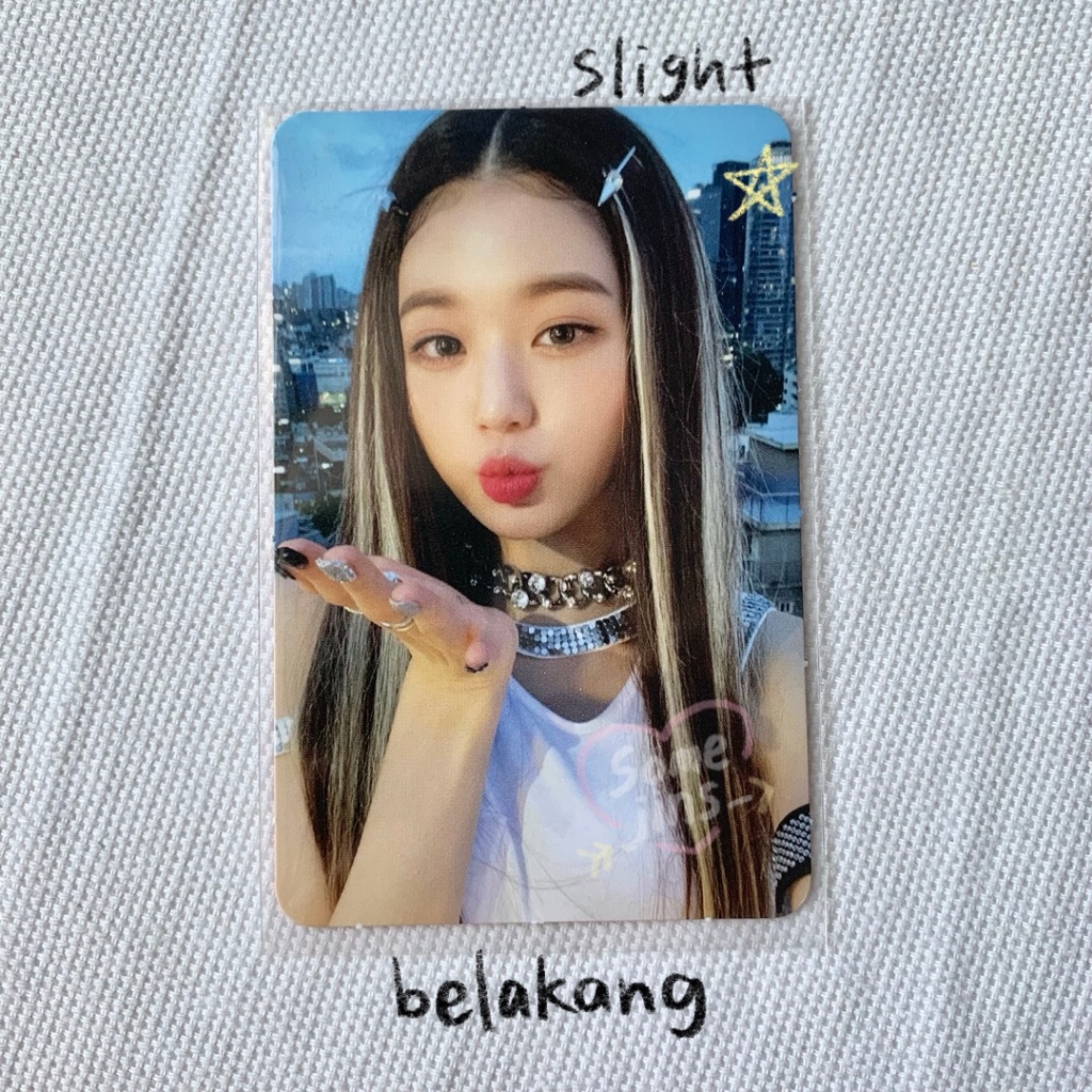 Jual IVE Wonyoung pc pob ssq selfie after like photocard pre order benefit starship square chu ...