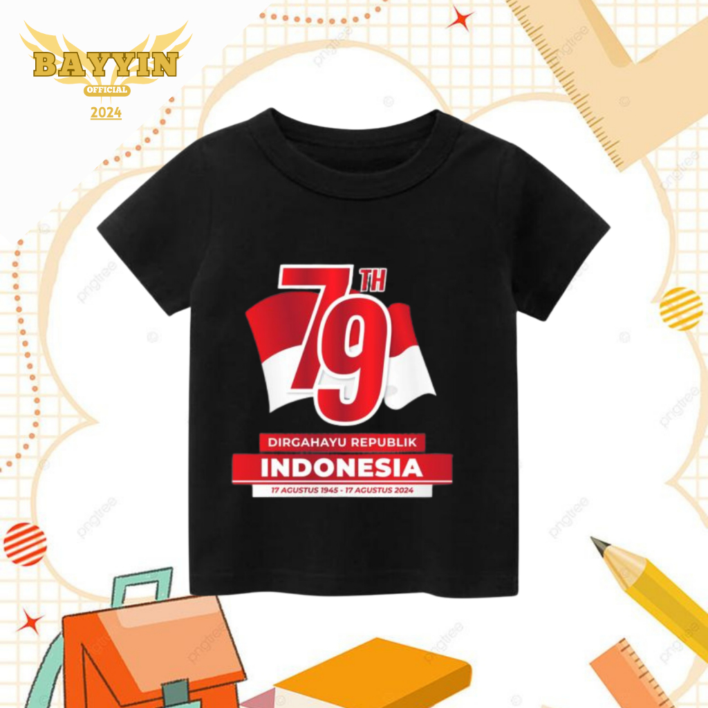 Jual Kaos Anak Custom Nama Combed 30s Gambar SPESIAL DIRGAHAYU INDONESIA Untuk Anak dan Hadiah ...