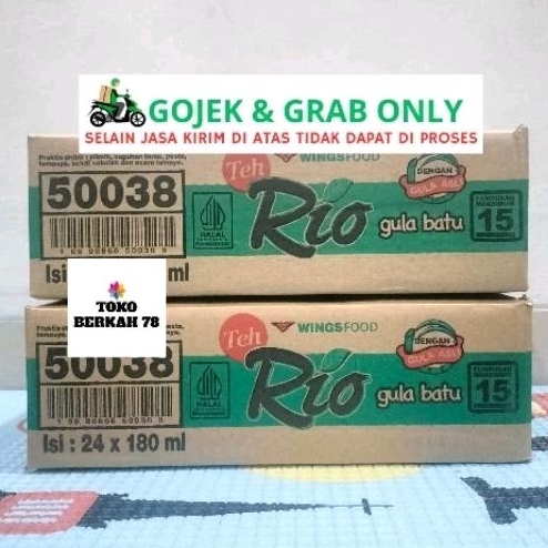 Jual Teh Rio Gula Batu 180Ml ( Karton ) | Shopee Indonesia