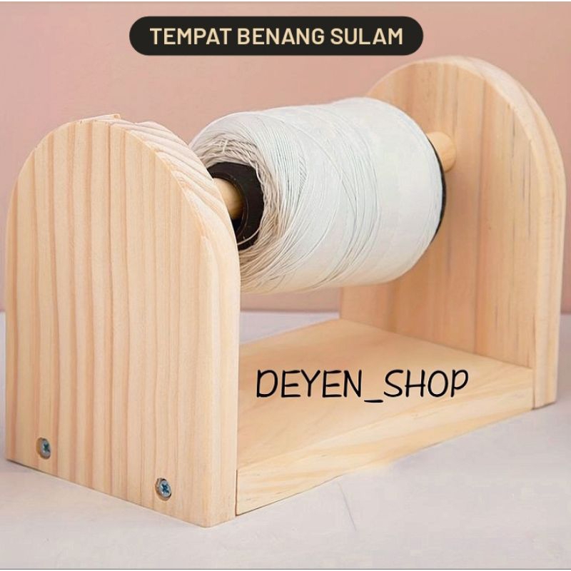 Jual Tempat Benang Rajut / Yarn Holder Stand / Ribbon Holder/Rak Benang ...