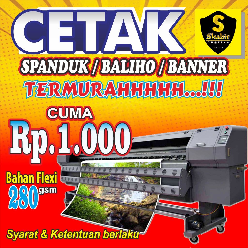 Jual CETAK SPANDUK - BANNER - MMT - BALIHO TERMURAH | Shopee Indonesia Jual CETAK SPANDUK - BANNER - MMT - BALIHO TERMURAH | Shopee Indonesia
