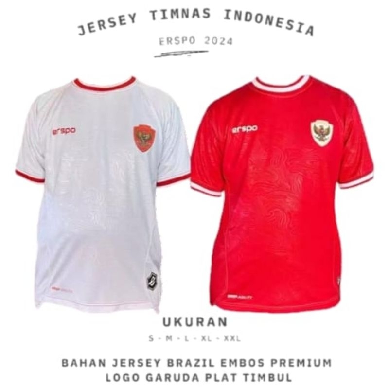 Jual JERSEY TIMNAS INDONESIA 2024 JERSEY GRADE ORI ERSPO 2024 JERSEY TIMNAS INDONESIA Jersey ...