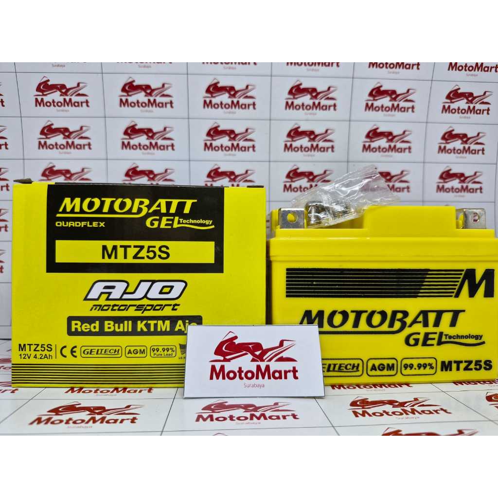 Jual Motobatt Gel MTZ5S YAMAHA X Ride / Soul GT / Vixion - 4.2Ah ...