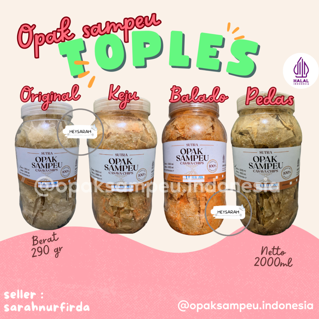 Jual OPAK SAMPEU SUTRA INDONESIA kemasan TOPLES | Shopee Indonesia