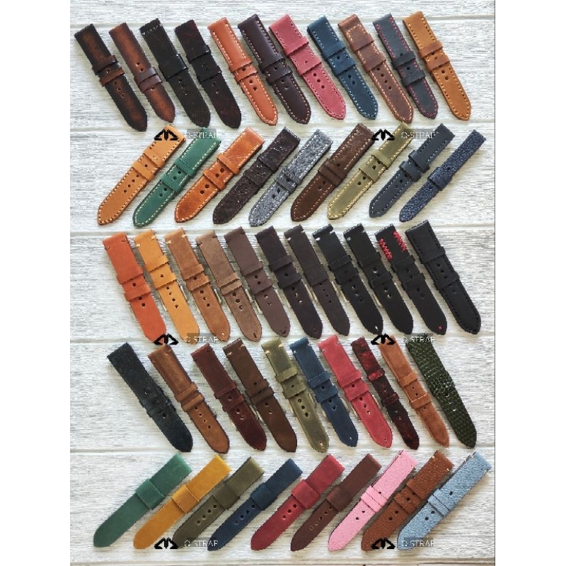 Jual Tali jam kulit asli handmade / tali jam kulit sapi / strap jam ...