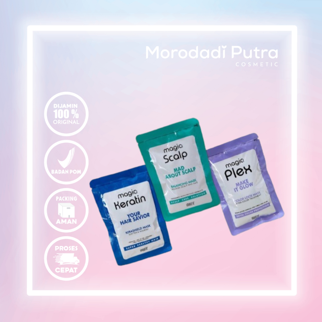 Jual Inaura magia keratin/ plex/ scalp mask sachet 40g | Shopee Indonesia
