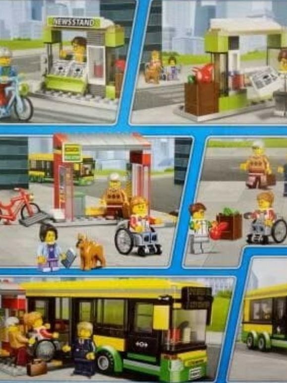 Jual Mainan Brick Bis Sekolah City Bus Station Q 82053 Mobil Mainan ...