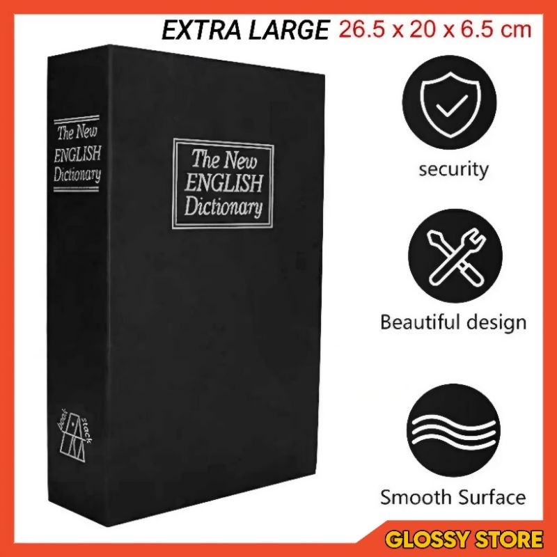 Jual Brankas Brangkas Mini Safety Box Kotak Rahasia Berangkas Buku ...