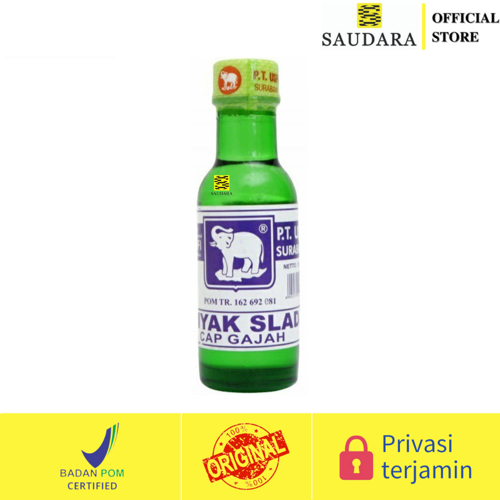 Jual Gajah Minyak Slada 50 Ml (KACA) | Shopee Indonesia