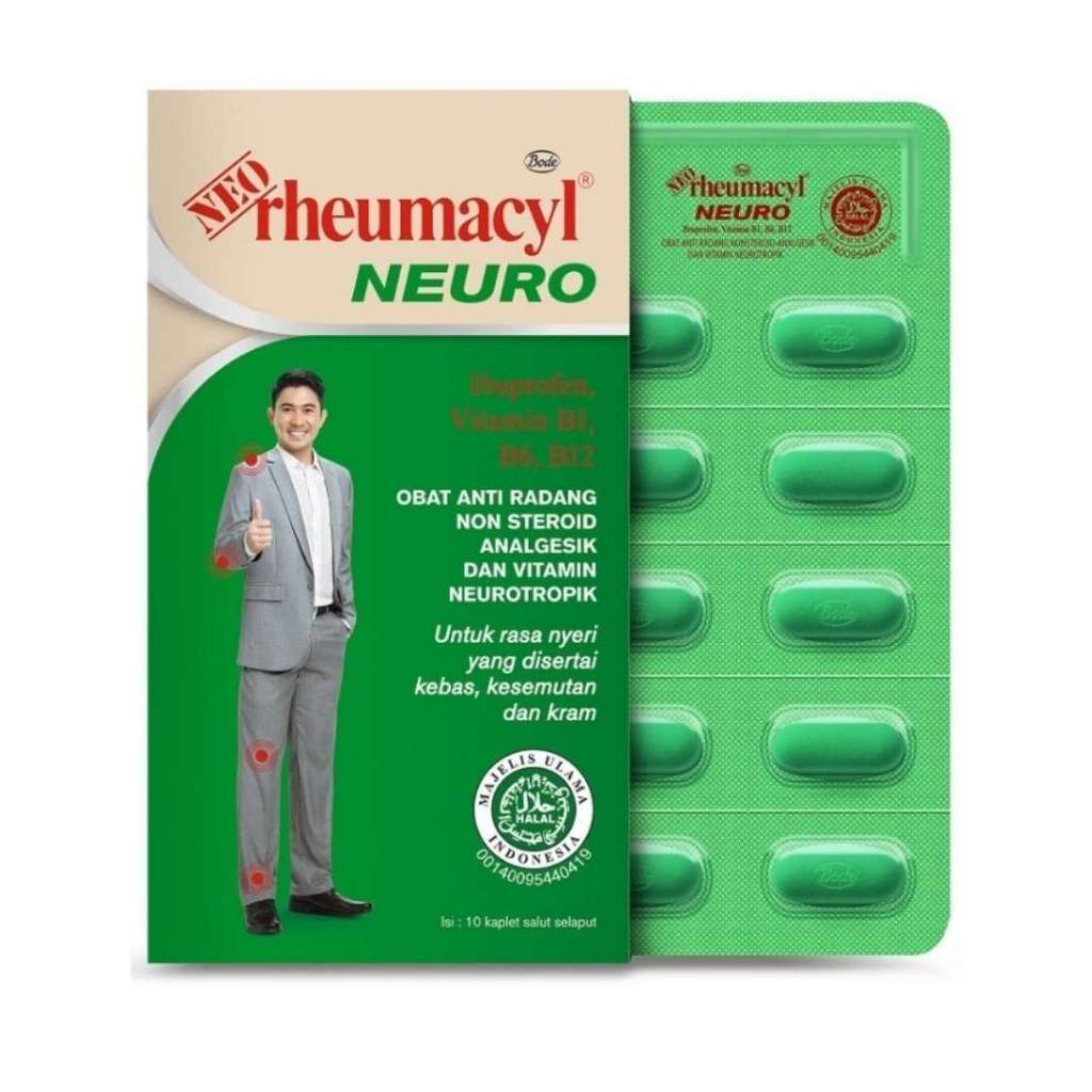 Jual Neo Rheumacyl Neuro 1 Strip 10 Kaplet / Obat Nyeri Sendi ...