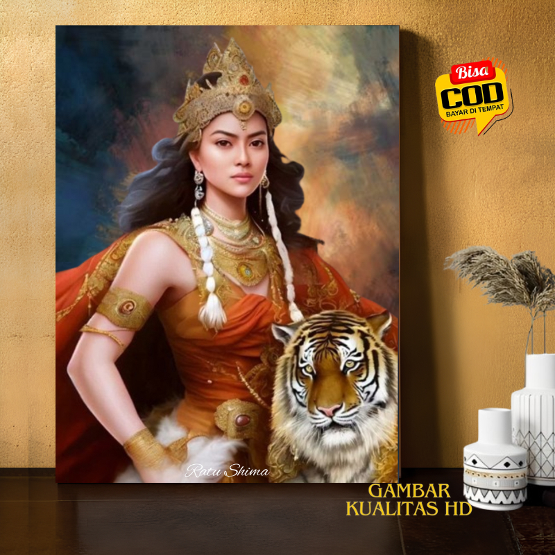 Jual Poster Ratu Shima Hiasan Dinding Aesthetic Bahan MDF | Shopee ...