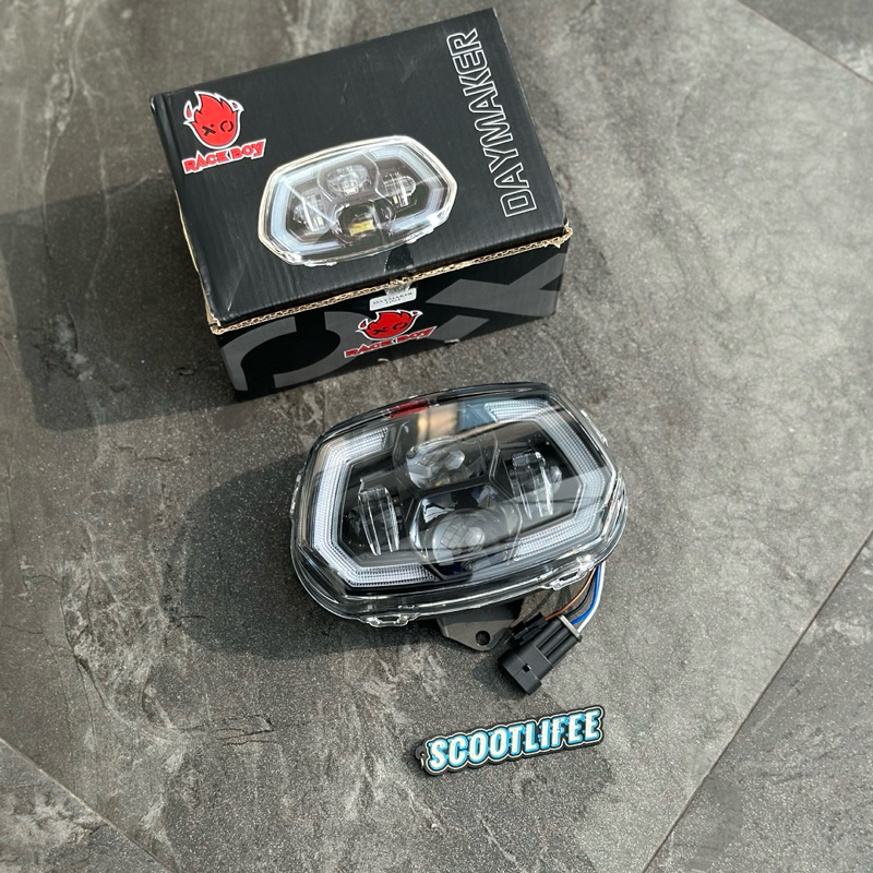 Jual Daymaker Led Race boy Rain Bow RGB For Vespa Sprint | Shopee Indonesia