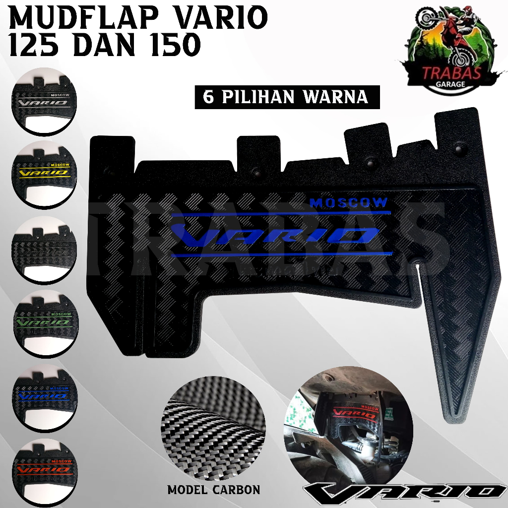 Jual MUDFLAP VARIO 125 150 MUDFLAD MUDLAP MUD LAP KARET PELINDUNG ...