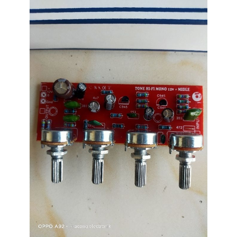 Jual tone contol mono + midle 2 transistor | Shopee Indonesia