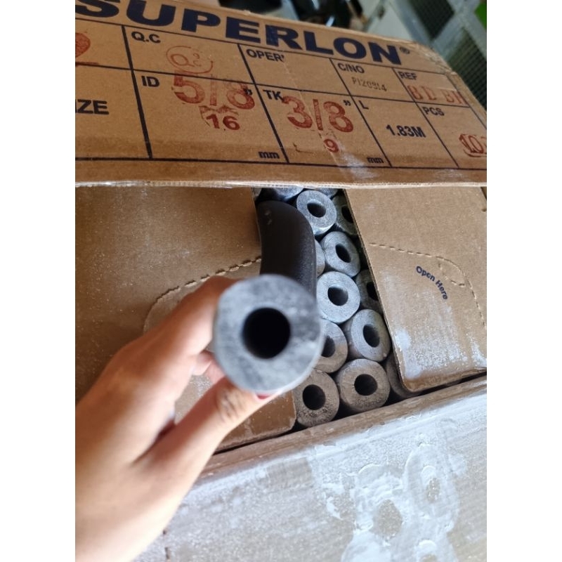 Jual Pembungkus Pipa Ac Superlon 5/8 Diamter 16mm Tebal 10mm | Shopee ...