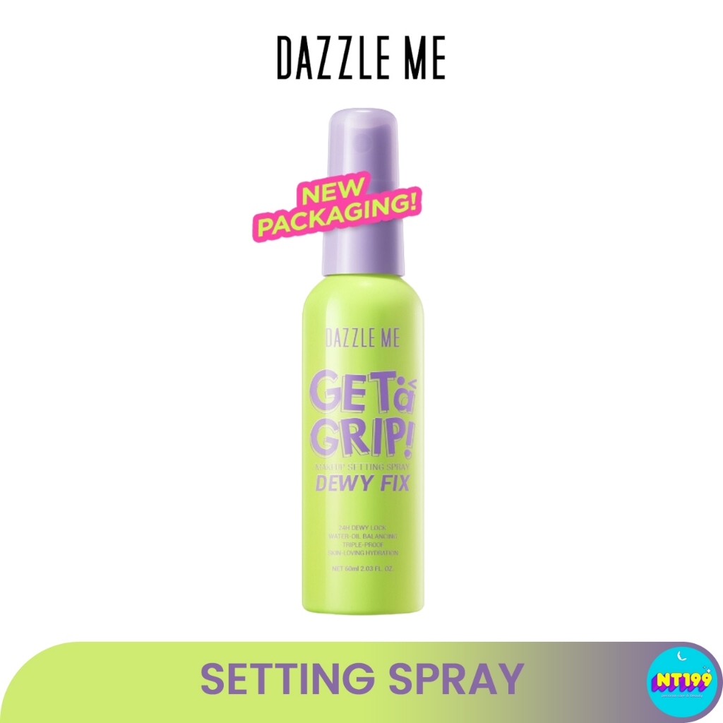 Jual DAZZLE ME Setting Spray I Get a Grip! Makeup Setting Spray Dewy ...