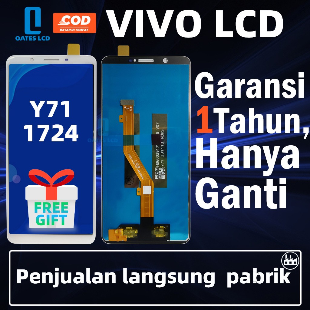 Jual LCD VIVO Y71 / 1724 UNIVERSAL FULLSET Touchscreen ORI LAYAR sentuh ...