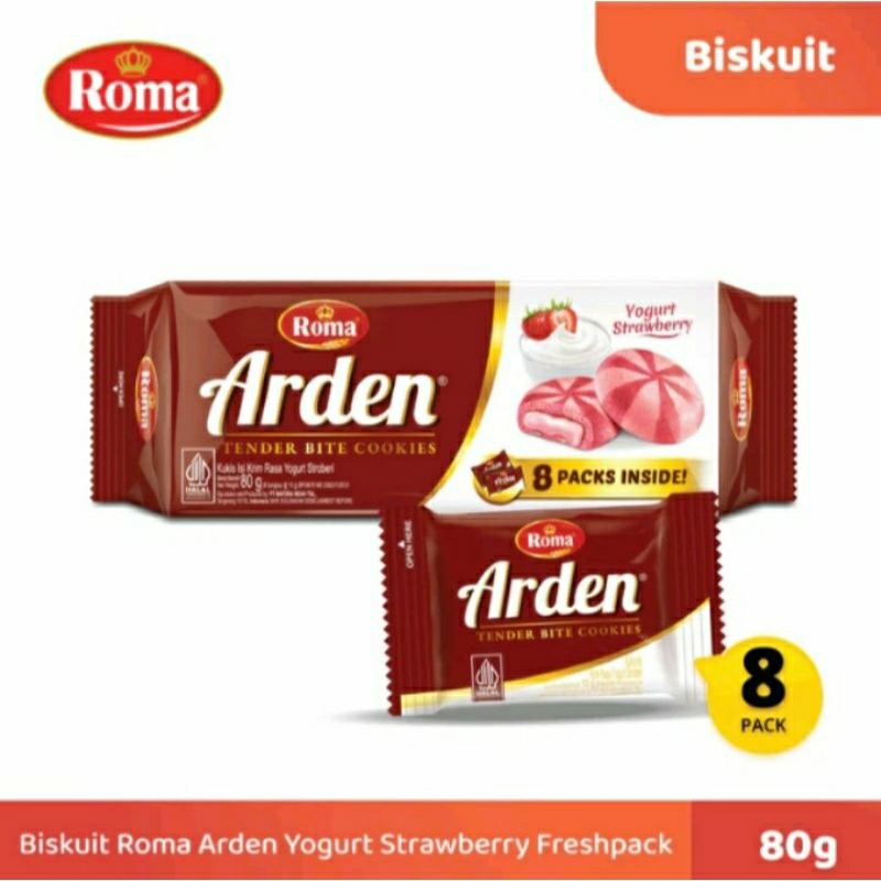 Jual Biskuit Roma Arden Yogurt Strawberry Freshpack 80gr | Shopee Indonesia