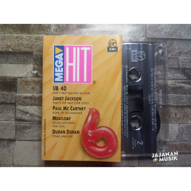 Jual Kaset Mega Hit 6 | Shopee Indonesia