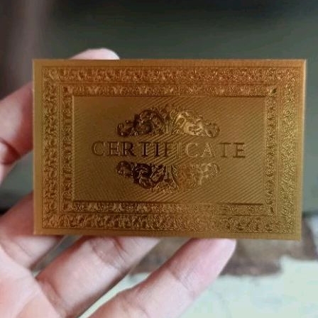 Jual SERTIFIKAT GOLD FOIL | Shopee Indonesia