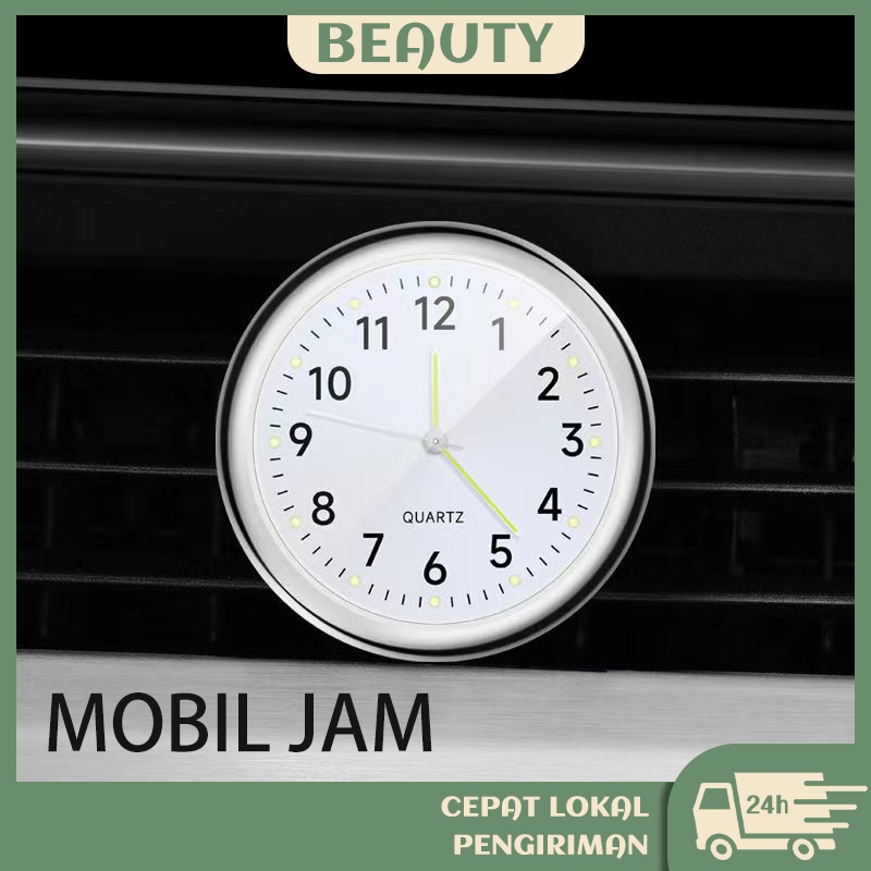Jual Luminous Jam Mobil Analog Dashboard Digital Jam Elektronik Tempel ...
