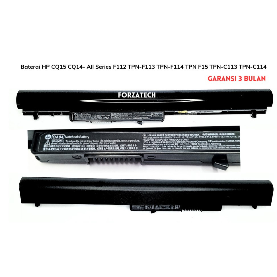 Jual Baterai HP CQ15 CQ14-All Series F112 TPN-F113 TPN-F114 TPN F15 TPN-C113 TPN-C114 New ...
