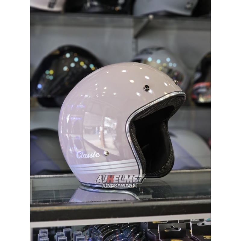 Jual Helm Bogo Classic Premium | Helm Retro Klasik | Shopee Indonesia