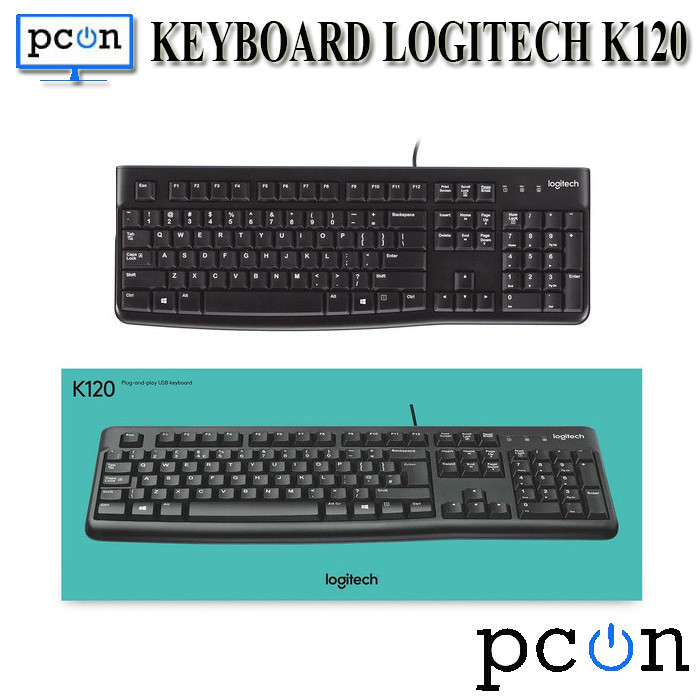 Jual Keyboard LOGITECH K120 Plug and Play USB | Shopee Indonesia