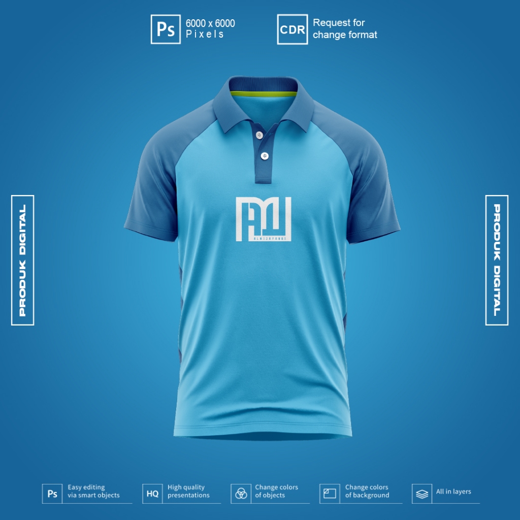 Jual MOCKUP POLO RAGLAN LENGAN PENDEK | Shopee Indonesia
