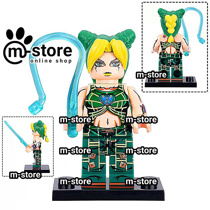 Jual brick jojo bizarre jolyne cujoh mini toy figure | Shopee Indonesia
