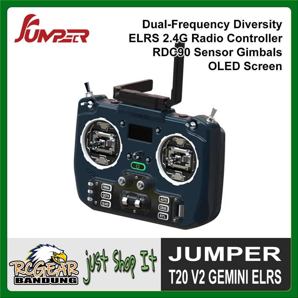 Jual Jumper T20 T20S V2 Gemini Remote Radio Controller ExpressLRS ELRS 2.4G for RC FPV Drones ...