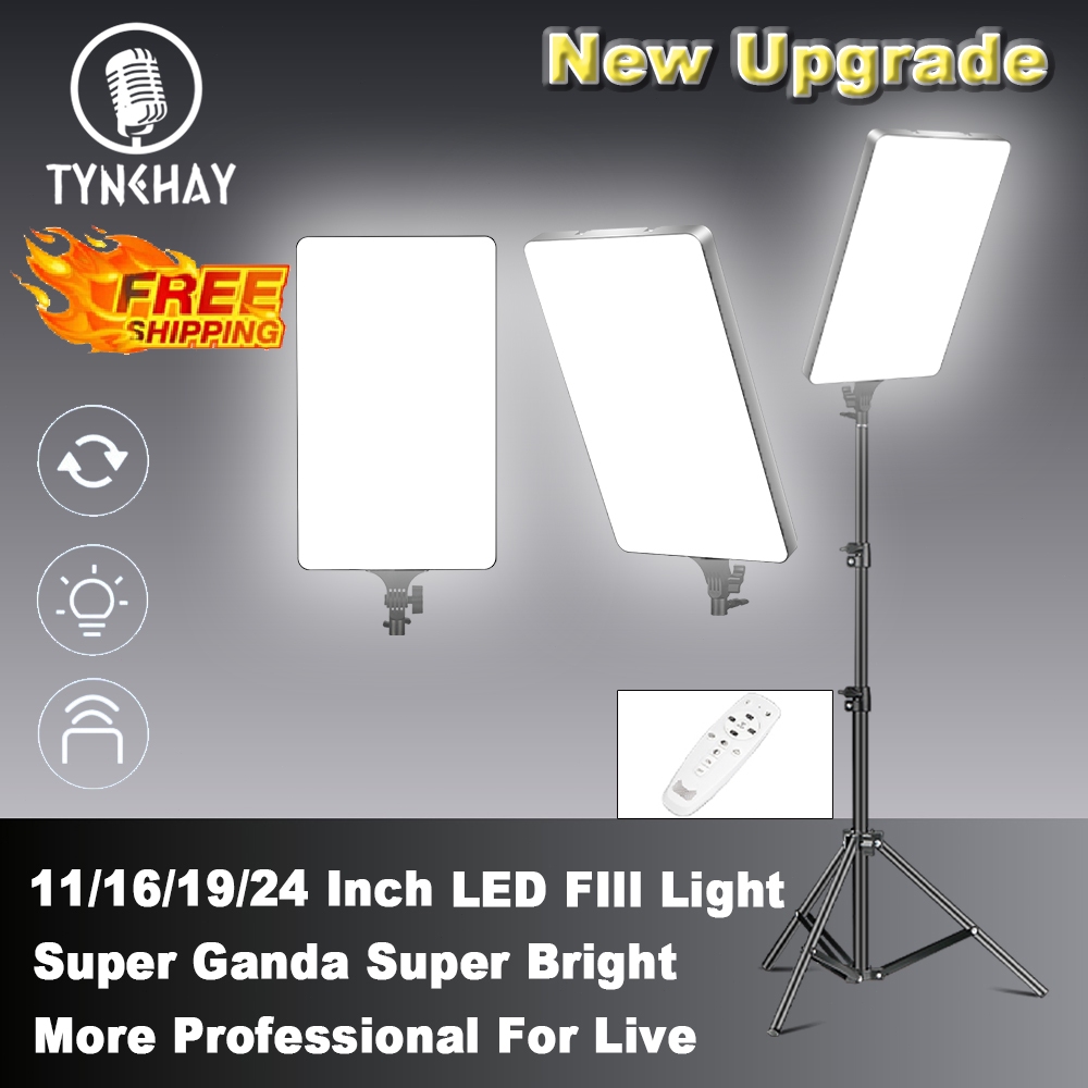 Jual TyneHay 11/16/19/24Inch Big Panel Light Lampu Konten Kreator Besar ...