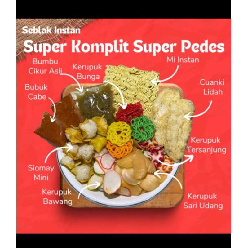 Jual SEBLAK SULTAN/SEBLAK DOWER | Shopee Indonesia