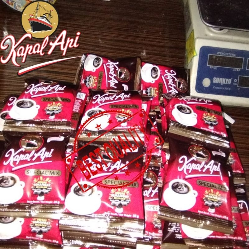 Jual KOPI KAPAL API SPESIAL MIX 25GR RENCENG ( ISI 10 RENCENG) | Shopee ...