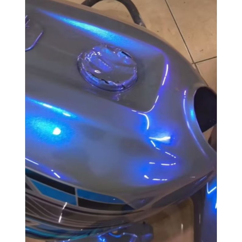 Jual CAT NARDO GREY + PEARL BLUE ( NARDO GREY DI lAPIS MUTIARA BIRU ...