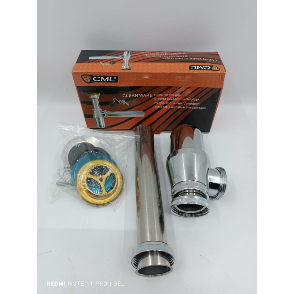 Jual Sifon Tabung Besi/ Sipon Wastafel Model Lurus Camel/ Siphon Sivon ...
