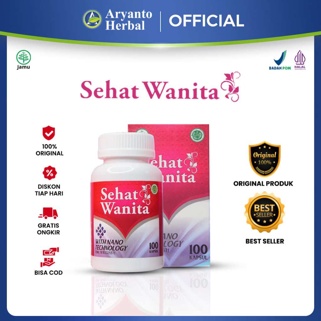 Jual Sehat Wanita Kapsul Original Herbal Asli Untuk Promil dan Masalah ...
