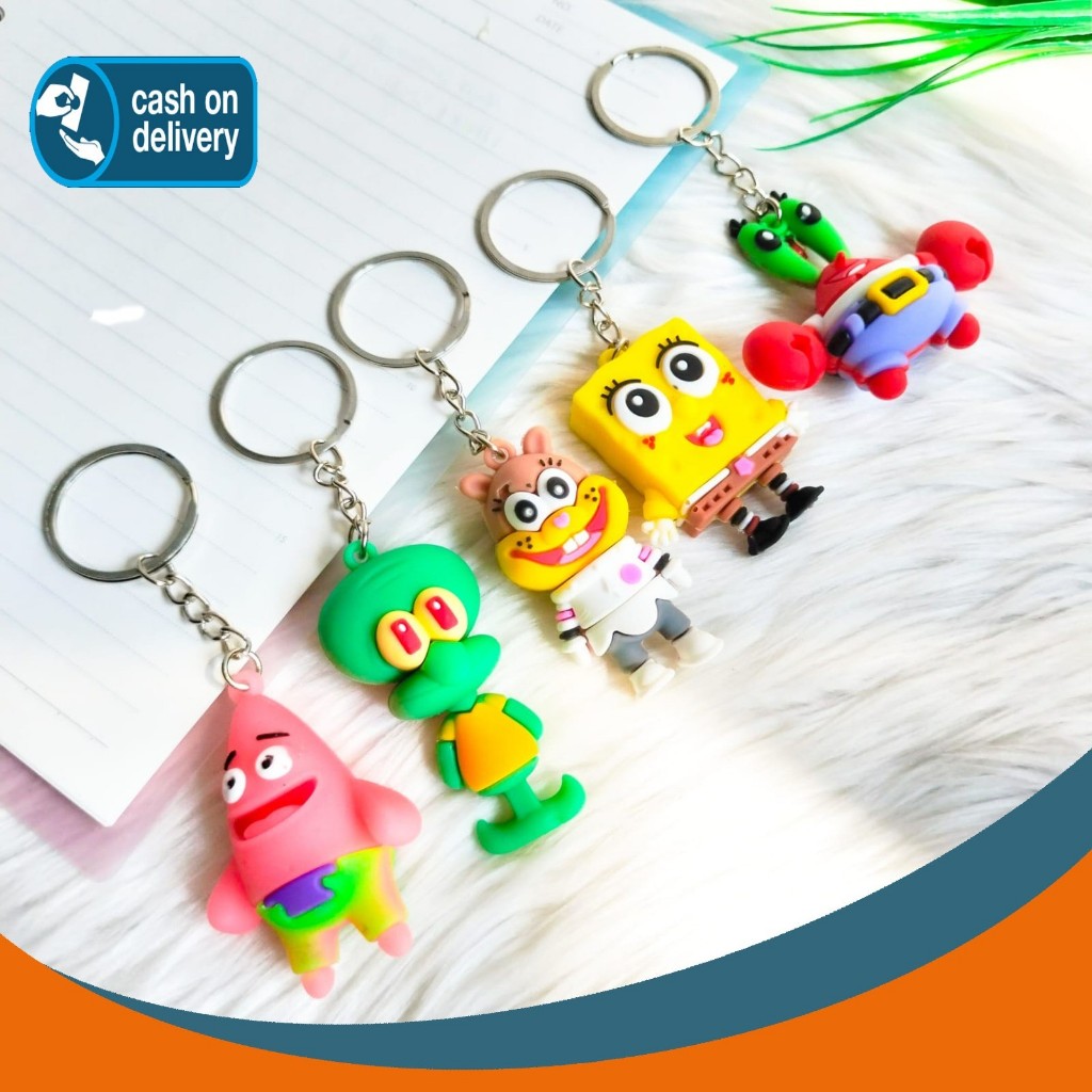 Jual GANTUNGAN KUNCI SPONGEBOB BABY FAMILY V2 PATRICK MR TUAN KRAB ...
