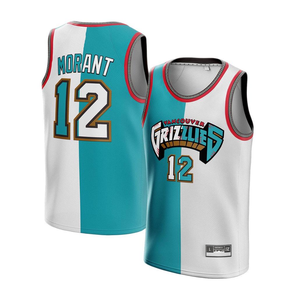 Jual Jersey Ja Morant Memphis Vancouver Grizzlies #12 SPLIT MIX ...
