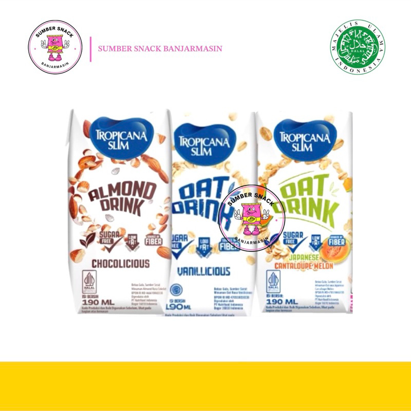Jual Tropicana Slim Oat Drink (190ml) (3 Varian Rasa) | Shopee Indonesia