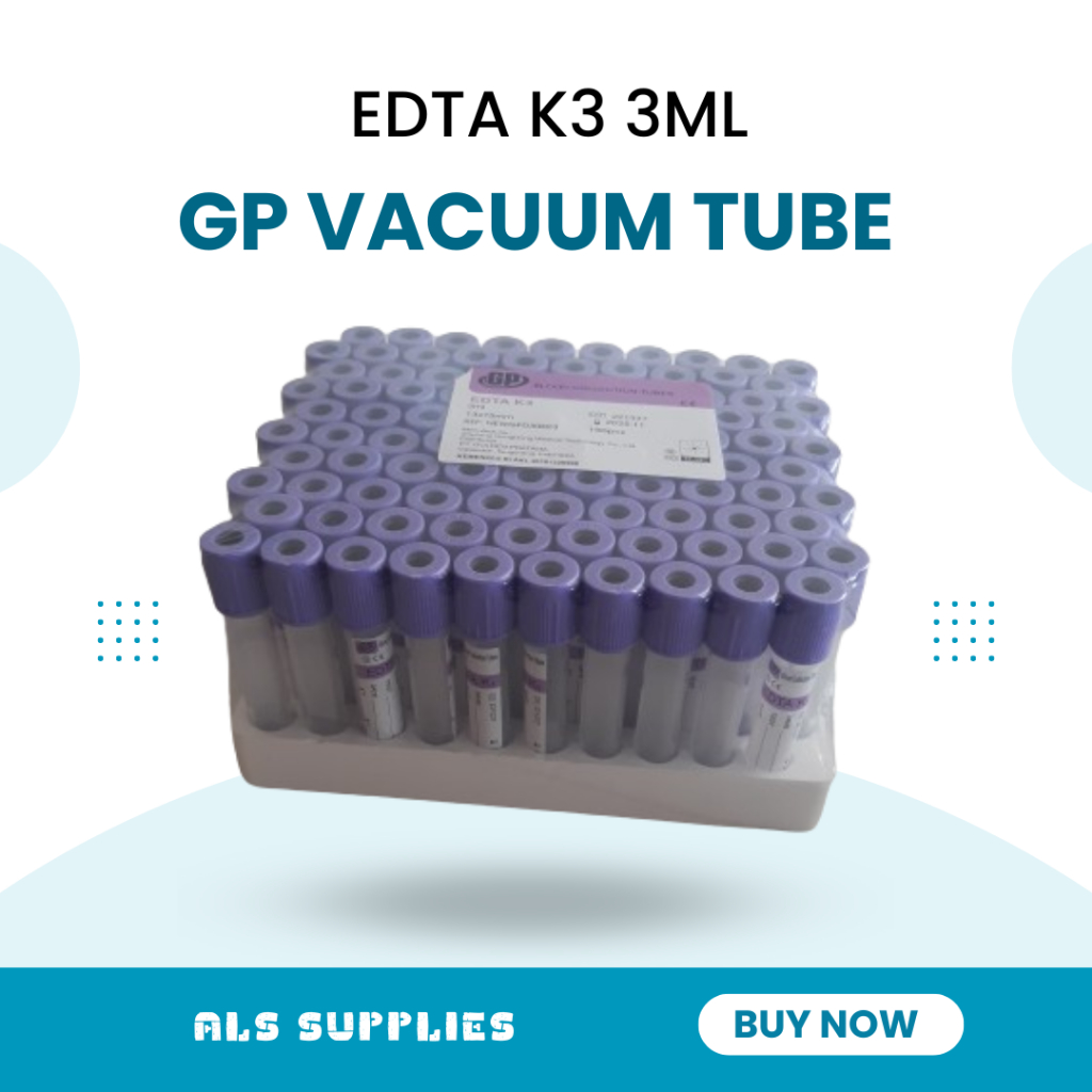 Jual Tabung EDTA K3/ EDTA K3 Blood Collection Tubes/ GP Vacuum Tube 3 ...