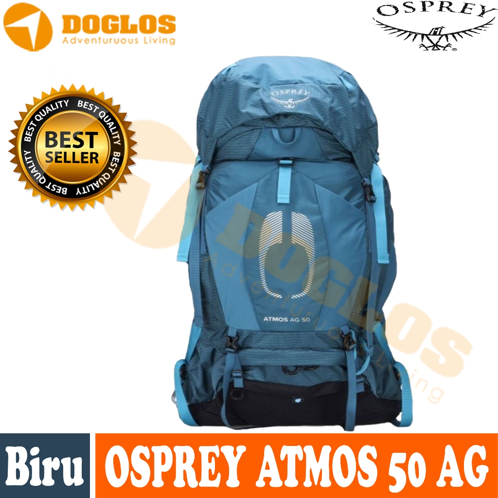 Jual Carrier Atmos 50 AG Anti Gravity backpack Tas gunung Carrier Blue/biru | Shopee Indonesia
