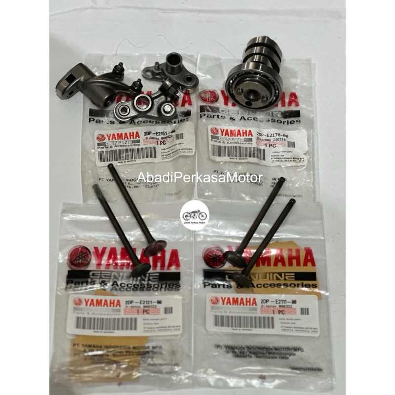 Jual Paket Noken As Camshaft + Platuk Klep + Klep Set isi 4 pcs Yamaha ...