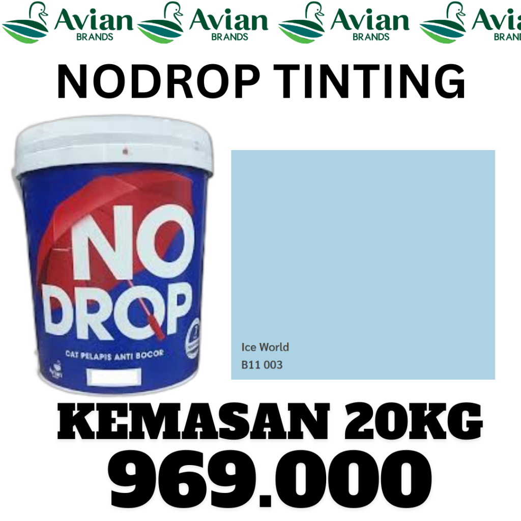 Jual NODROP 20KG BIRU MUDA (B11 003 ICE WORLD) | Shopee Indonesia